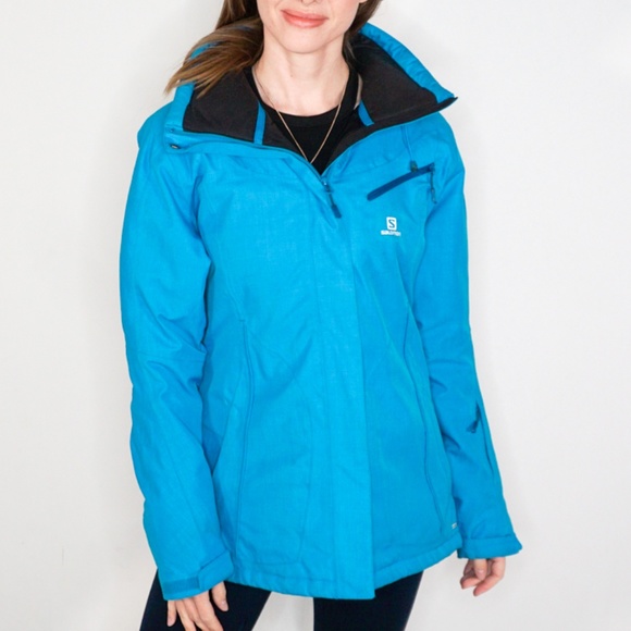 Salomon | Jackets & Coats | Salomon Advanced Skin Dry K Ski Jacket ...